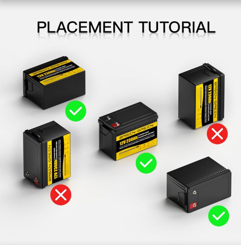 12V 300AH LiFePO4 Battery 200A BMS Bluetooth 4P4S